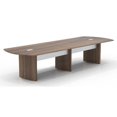 Mayline Medina Series 12' Conference Table in Gray Steel Laminate ...