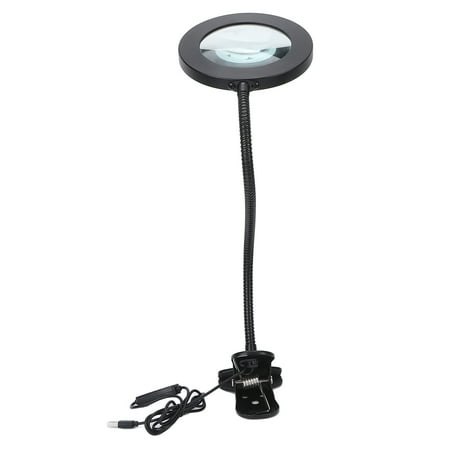 Magnifier Light, Clip Magnifying Glass Lamp Multi Purpose Ergonomic ...