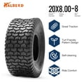 HALBERD Turf Friendly Lawn Mower & Garden Tractor Tire, 20x8.00-8 for ...