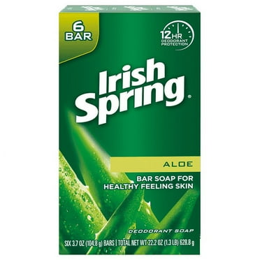 Irish Spring Original Clean Bar Soap for Men 4 Ounce (Pack of 20 ...