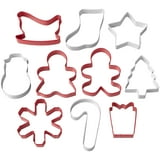 Wilton Christmas Cookie Cutter Set, 10-Piece Gift Set - Walmart.com