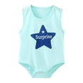 BRGZLK Baby Boy Girls Sleeveless Romper Short Sleeve Crewneck Cute ...