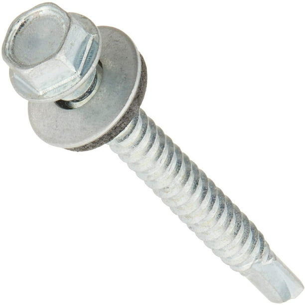 Hillman 561044 12-14X2 HWH Drill Screw - Walmart.com - Walmart.com