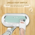 AlfaBot Cordless Electric Mop, Dual Motorized Spin Mop with LED Light ...
