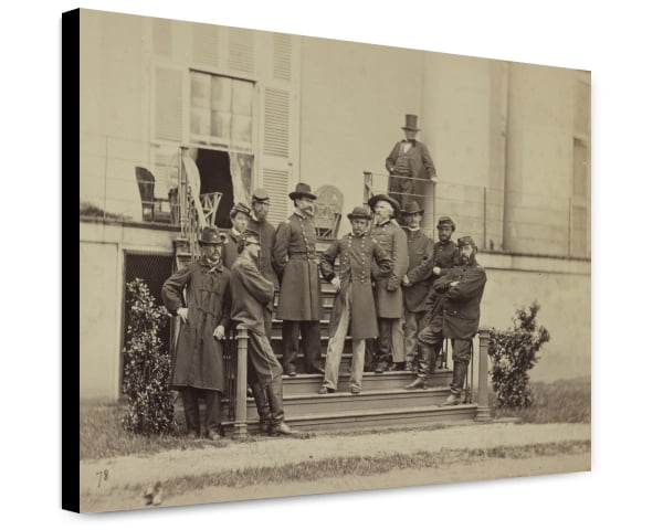 Canvas Print: Major General E. O. C. Ord And Staff, circa 1861 ...