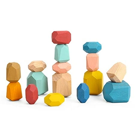 Click here for Tookyland 16 Pcs Wooden Soring Stacking Balancing... prices