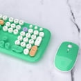Colorful Wireless Computer Keyboards Mouse Combos, UBOTIE Polychrome ...