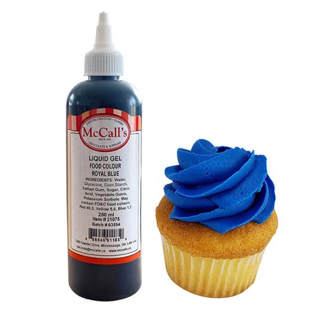 McCall's Liquid Gel Food Color Royal Blue 250ml (10.5 oz) | Walmart Canada