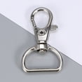 FENGGUIQU 30Pcs Plated Silver Swivel Hook Iron Snap Hooks for Bag Key ...