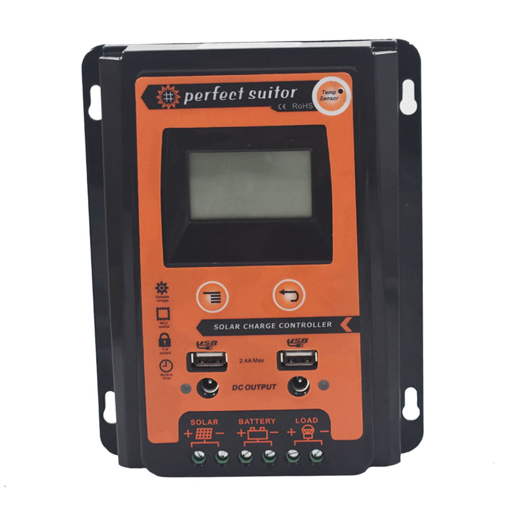 Labwork 12/24V 30A MPPT Solar Charge Controller Panel Battery Regulator ...