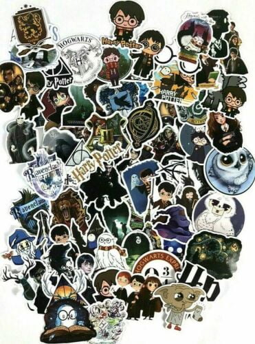 100 Piece Harry Potter Notebook Fantasy Wall Laptop Scrapbook Watter ...