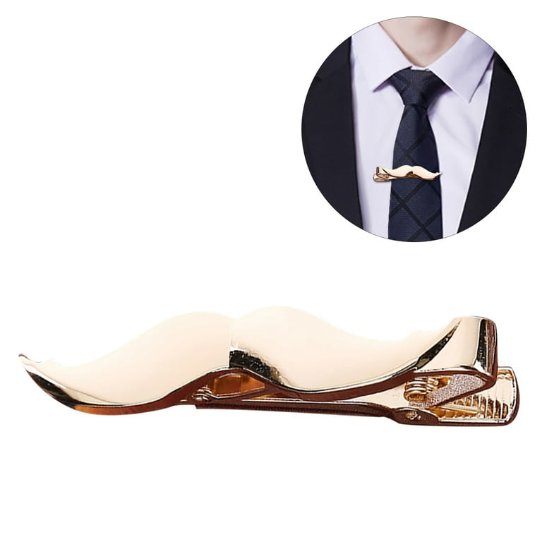 Mustache Tie Clip