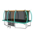 10x16FT Outdoor Rectangular Trampoline for Kids Adults, Long Tumbling ...