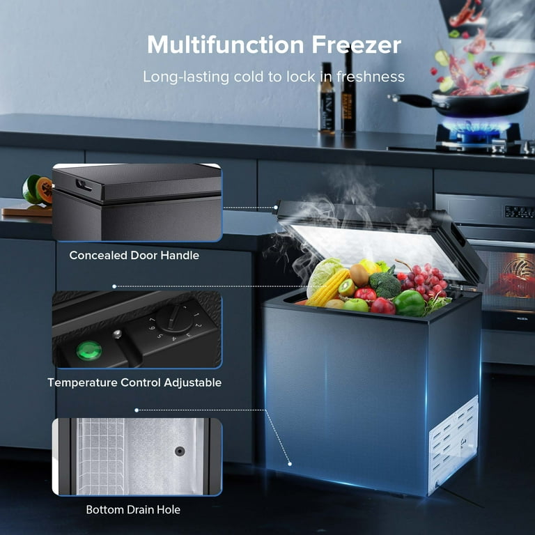 Front Load Upstreman 7.0 Cu.Ft Upright Freezer Convertible Freezer ...