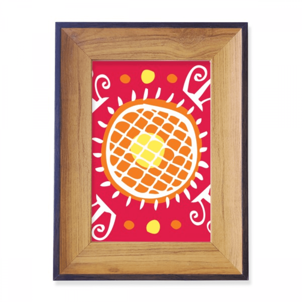 Sunflower Mexico Totems Ancient Civilization Photo Frame Exhibition