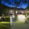 "OhhGo Solar Powered Address Sign, House Numbers with Waterproof Light ...