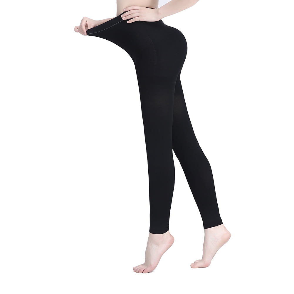 AMZAM Compression Pantyhose for Unisex, Footless Opaque 15-20mmHg ...