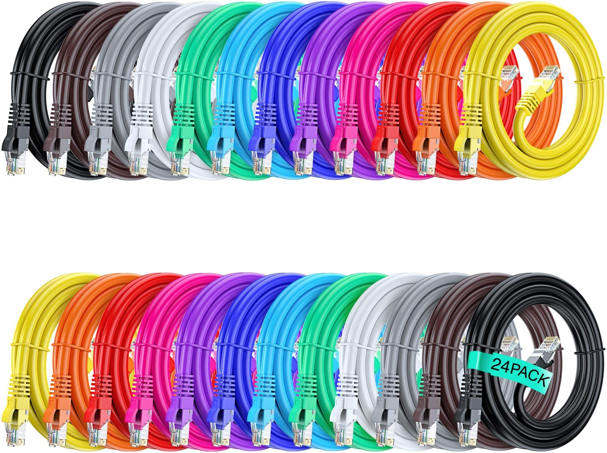 Maximm Ethernet Cable 5ft Cat 6 Pure Copper, UL Listed, LAN UTP Cat6 ...