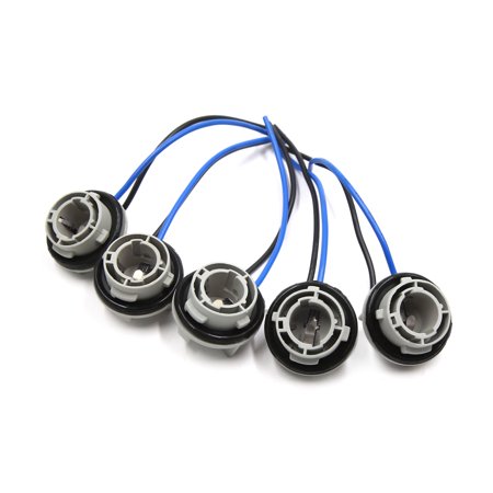 Unique Bargains 5pcs Gray Car 1156 Light Bulb Socket Connector Adapter ...