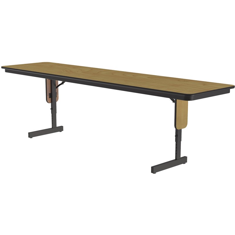 Adjustable Height 3/4" High Pressure Folding Seminar Table in Fusion ...