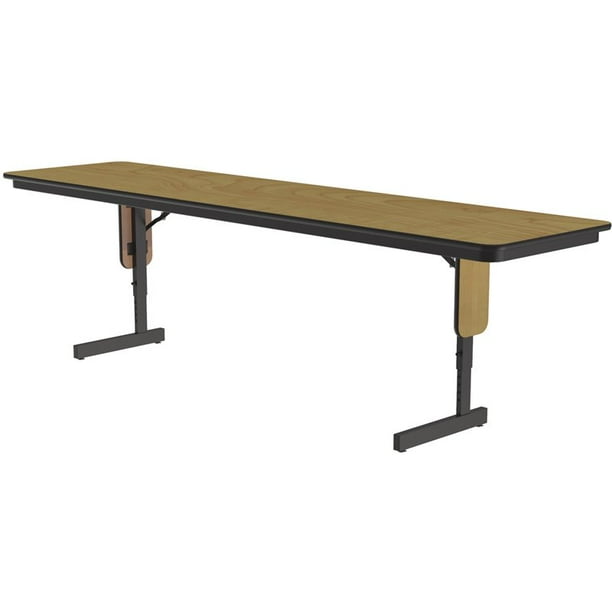 Adjustable Height 3/4" High Pressure Folding Seminar Table in Fusion ...