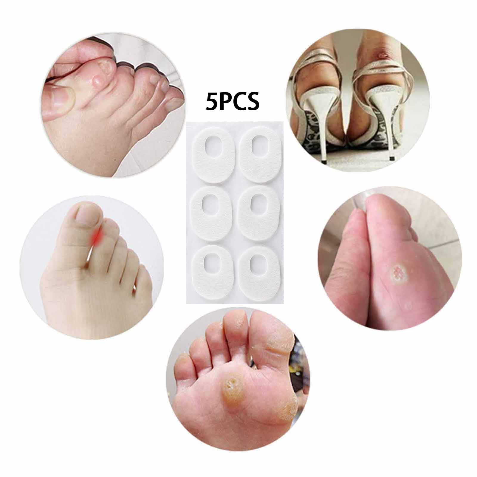 5 Sheets/ Corn Cushion Pads Toe Protectors Corn Callus Removal Corn ...
