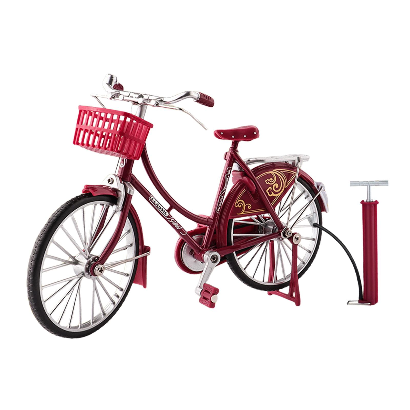 1/10 Scale Bike Model, Diecast Mini , Retro Model Decoration Art Crafts ...