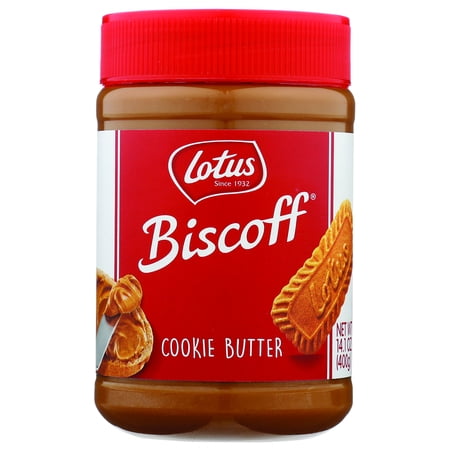 Lotus Biscoff Creamy Cookie Butter, 14.1 oz - Walmart.com