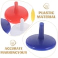 BESTYASH 50Pcs Assorted Color Plastic Round Golf Ball Markers Durable ...