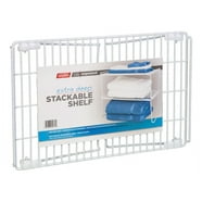 Closetmaid Stackable Shelves Organizer, Multi-Purpose Closet Hang Wire ...