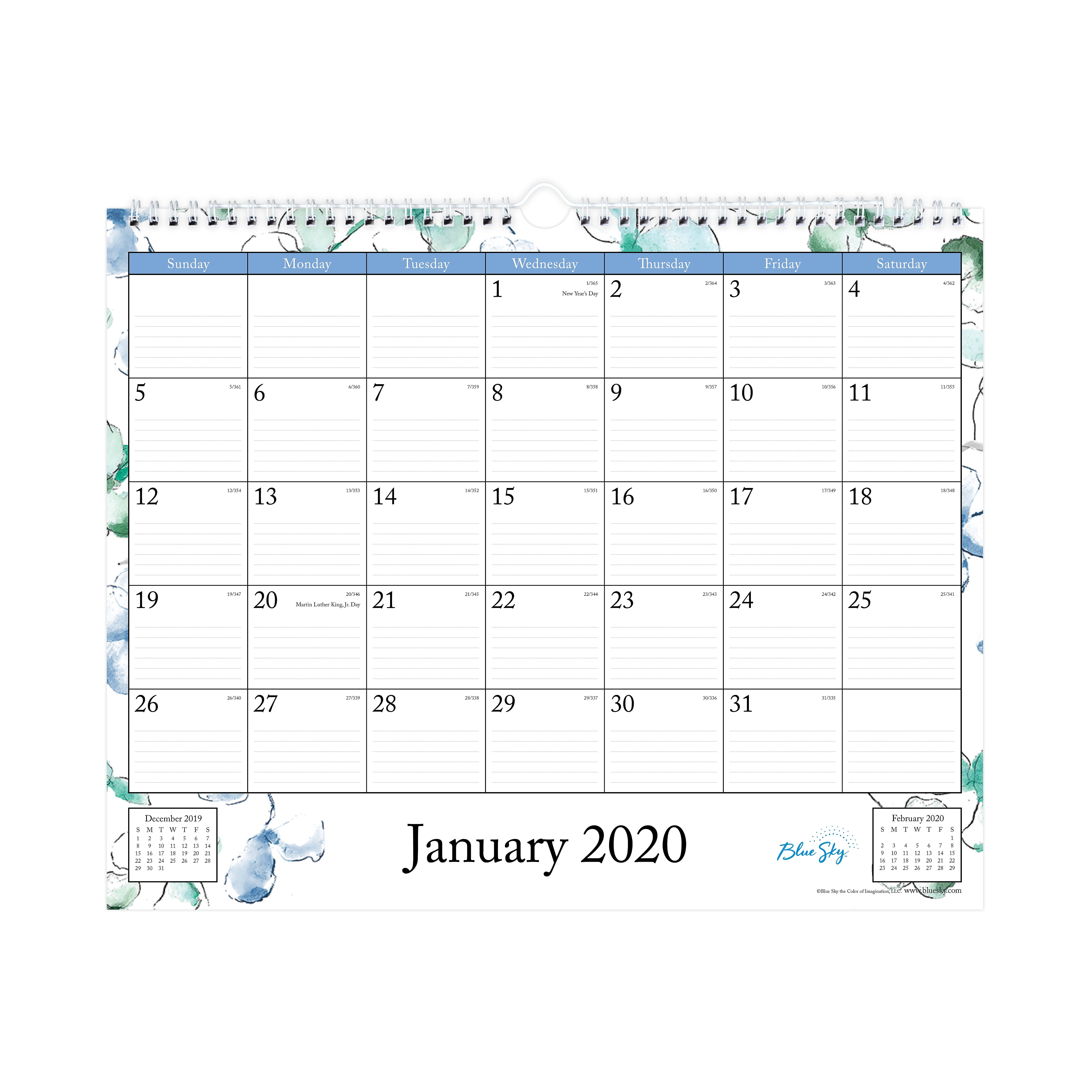 2020 Blue Sky 15" x 12" Wall Calendar Lindley (101591-20) 24356072 ...