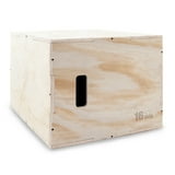 ProsourceFit 3-in-1 Wood Plyometric Jump Box, 24/20/16 - Walmart.com
