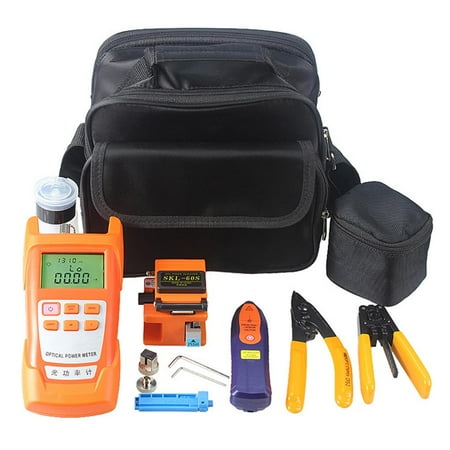 FTTH Fiber Optic Tool Kit with SKL-60S Fiber Cleaver assembly fiber and ...
