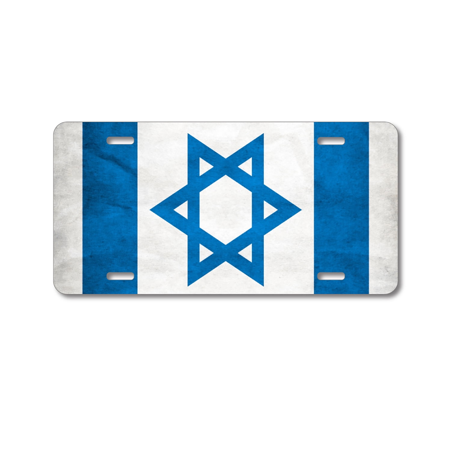 DistinctInk Custom Aluminum Vanity License Plate for Front of Car ...