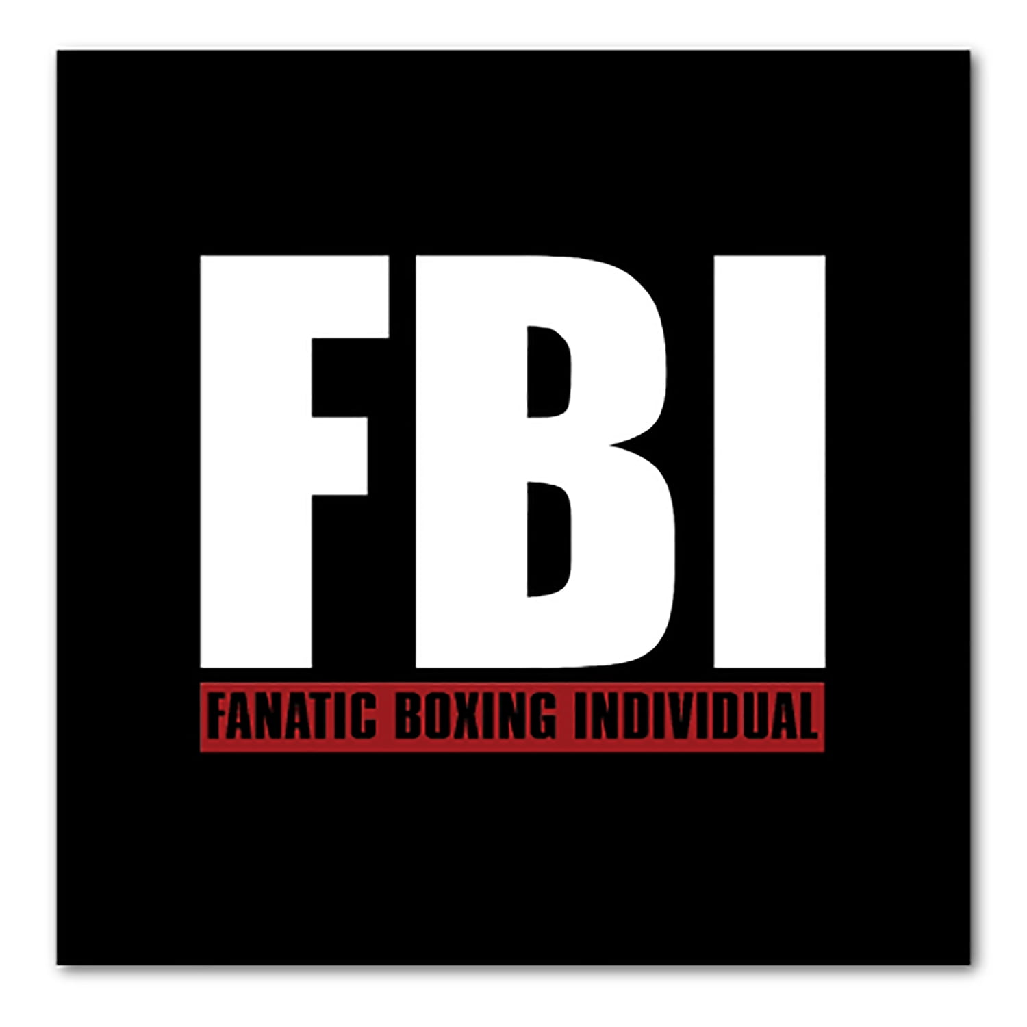 DistinctInk Custom Bumper Sticker - 10" x 10" Decorative Decal - Black ...