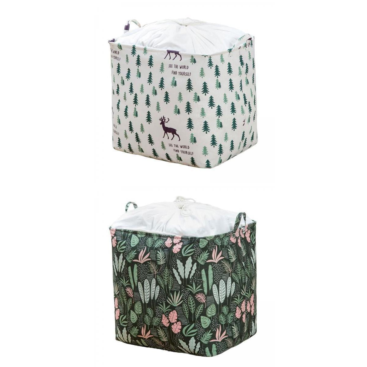 2x Portable Laundry Basket 100L Large Capacity Bucket Organizer For ...