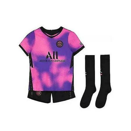 New 21/22 Home Kids Football Kits Strips Shirt Soccer Jersey Training ...