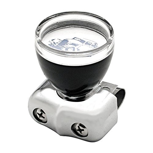 Black Steering Wheel Spinner w/ Clear Top - Walmart.com
