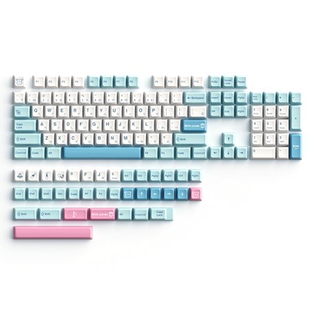 megalia Keyboard Keycap Ergonomic Personalized Keycaps 126/134 Keys ...
