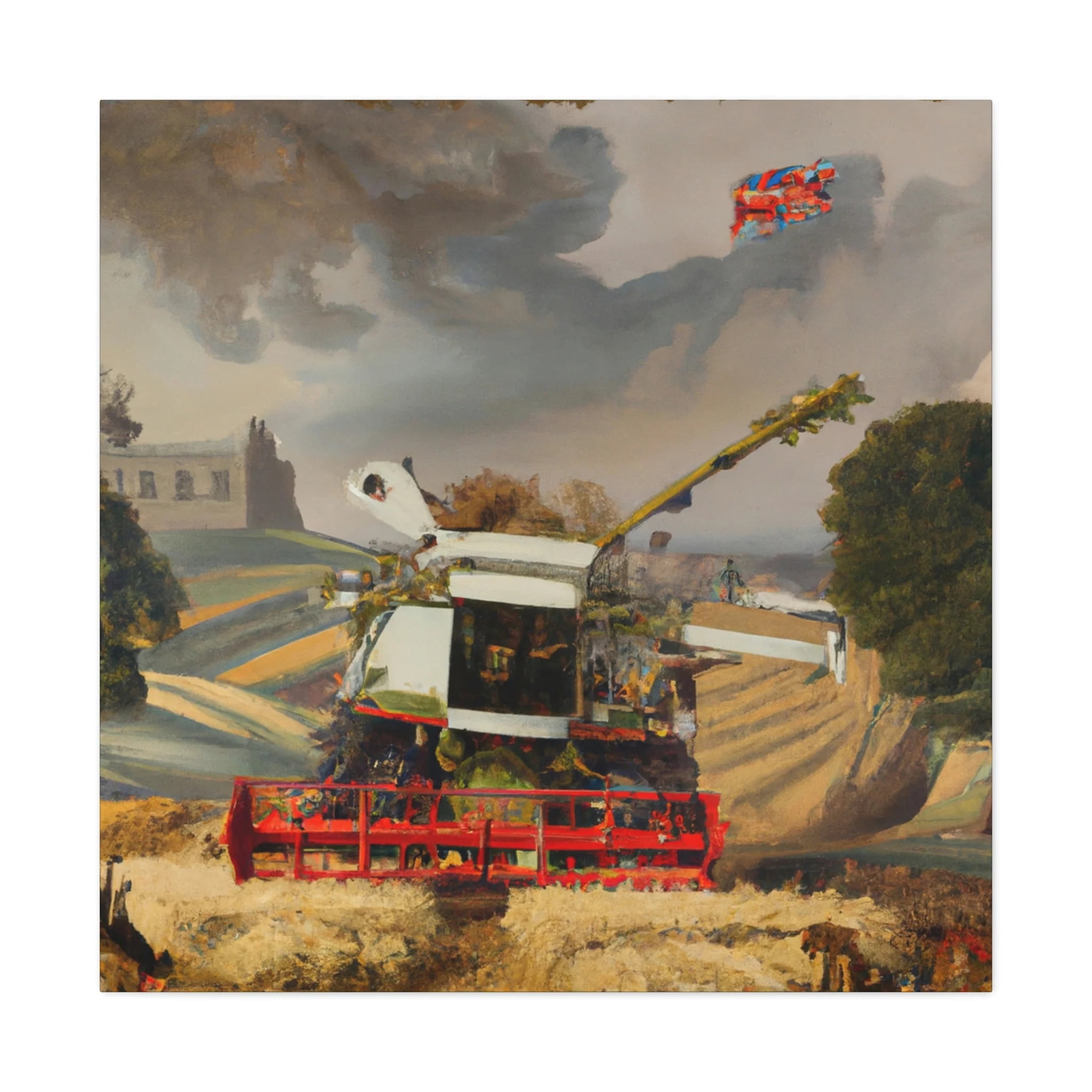 Harvesting with the Harvester - Canvas - Walmart.com