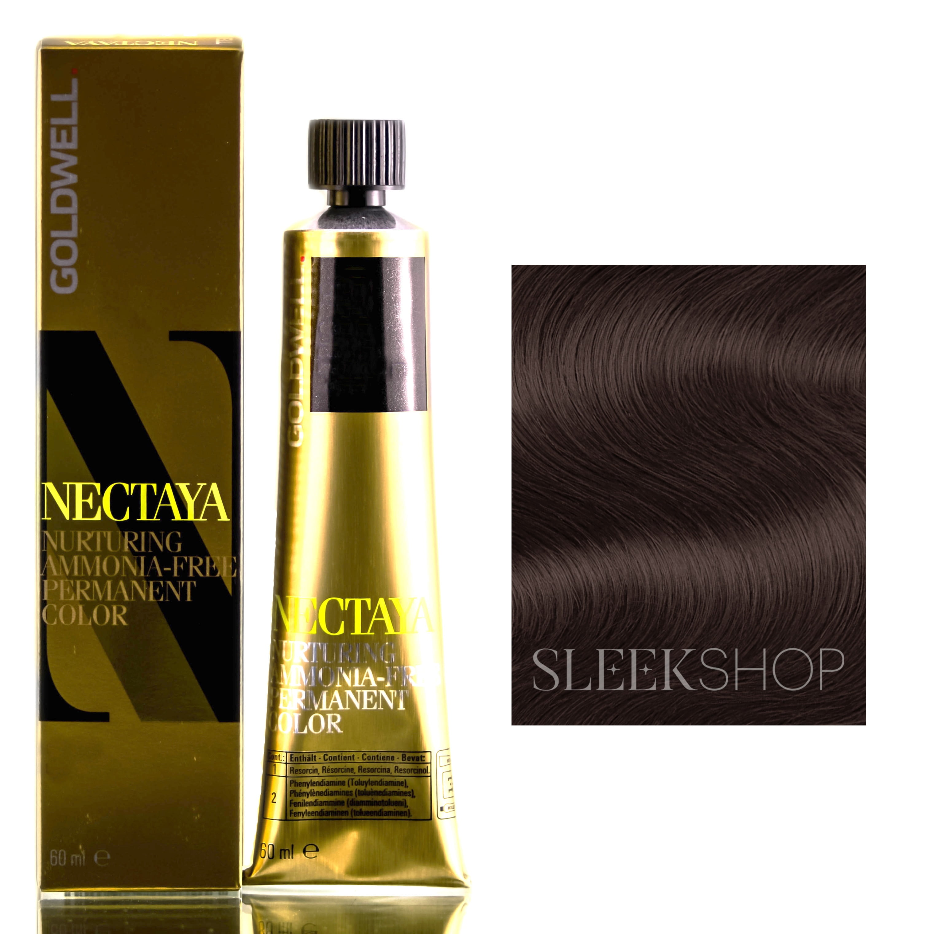 5N Light Brown , Goldwell Nectaya Ammonia-Free Permanent Nurturing Hair ...
