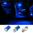 13pcs T10 LED Lights Interior Package Kit Ice Blue Dome Map License ...