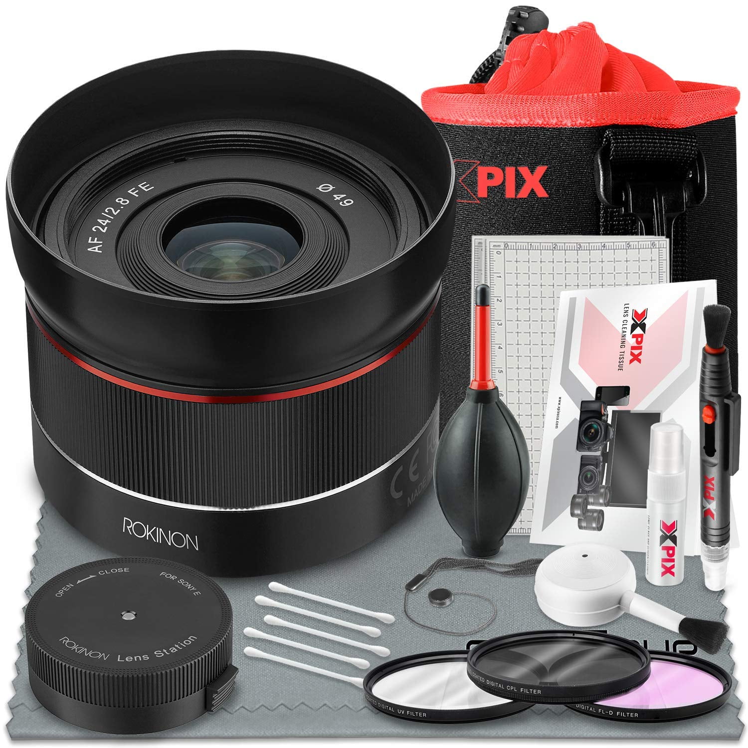 Rokinon AF 24mm f/2.8 FE Lens for Full-Frame Sony E-Mount Mirrorless ...