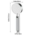 Yruyptpaln Handheld Detachable Showers Heads Filter Shower Head