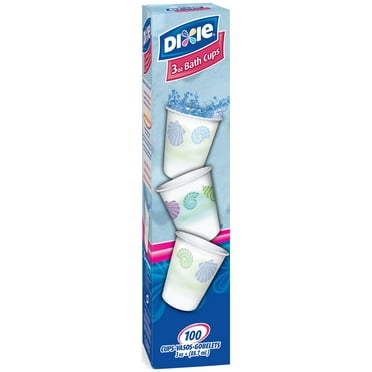 Dixie 3 oz Disposable Paper Bath Cups, Small Size, 200 Count, Easy to ...
