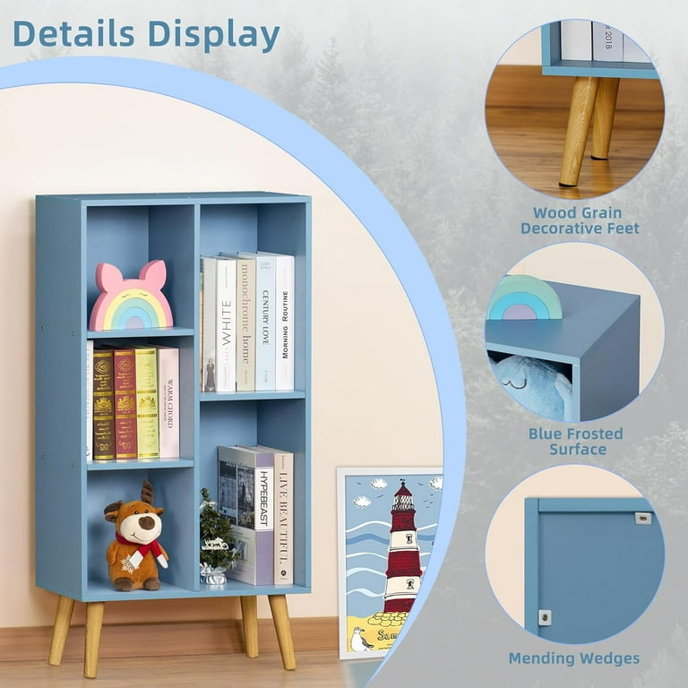 Baby Blue Bookcase