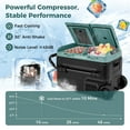 Free Shipping! Costway Dual Zone 12V Car Refrigerator 42QT Portable ...