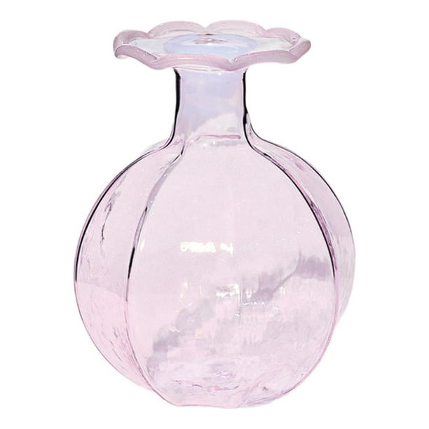 Glass Bud Vase Single Flower Vase Clear Table Floral Vase Creative Mini ...