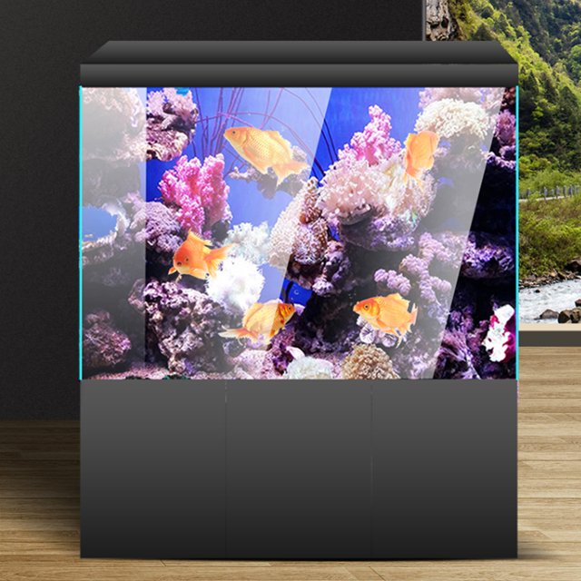 Aquarium Sticker Ocean Landscape High Viscosity Thicken Waterproof PVC ...
