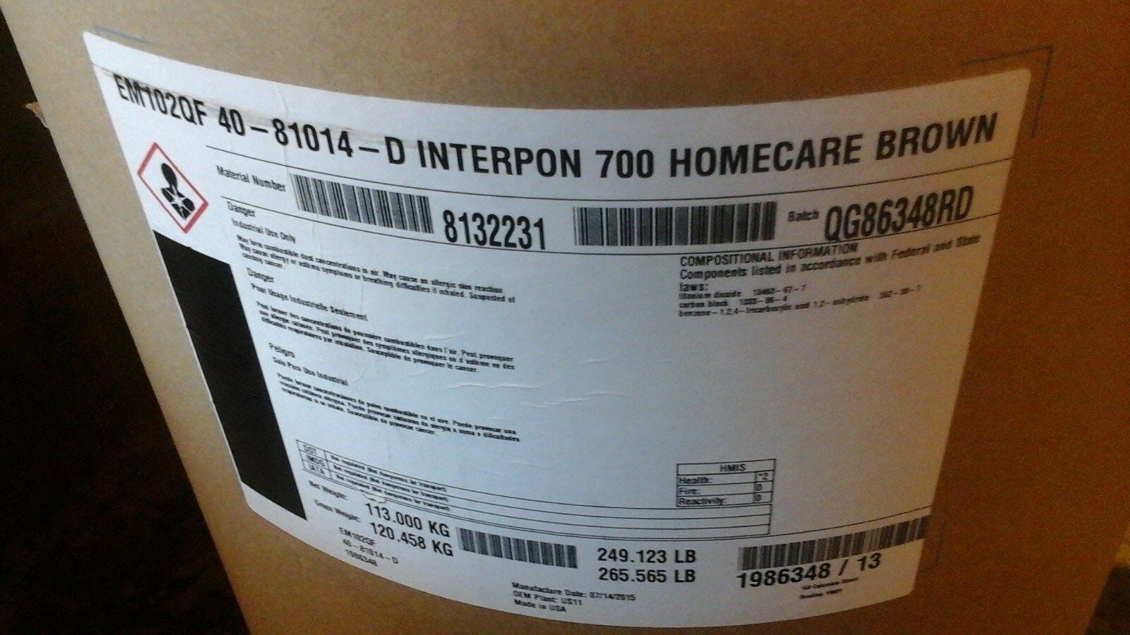 Interpon 700 HOMECARE BROWN 250 POUND CONTAINER DRUM - Walmart.com
